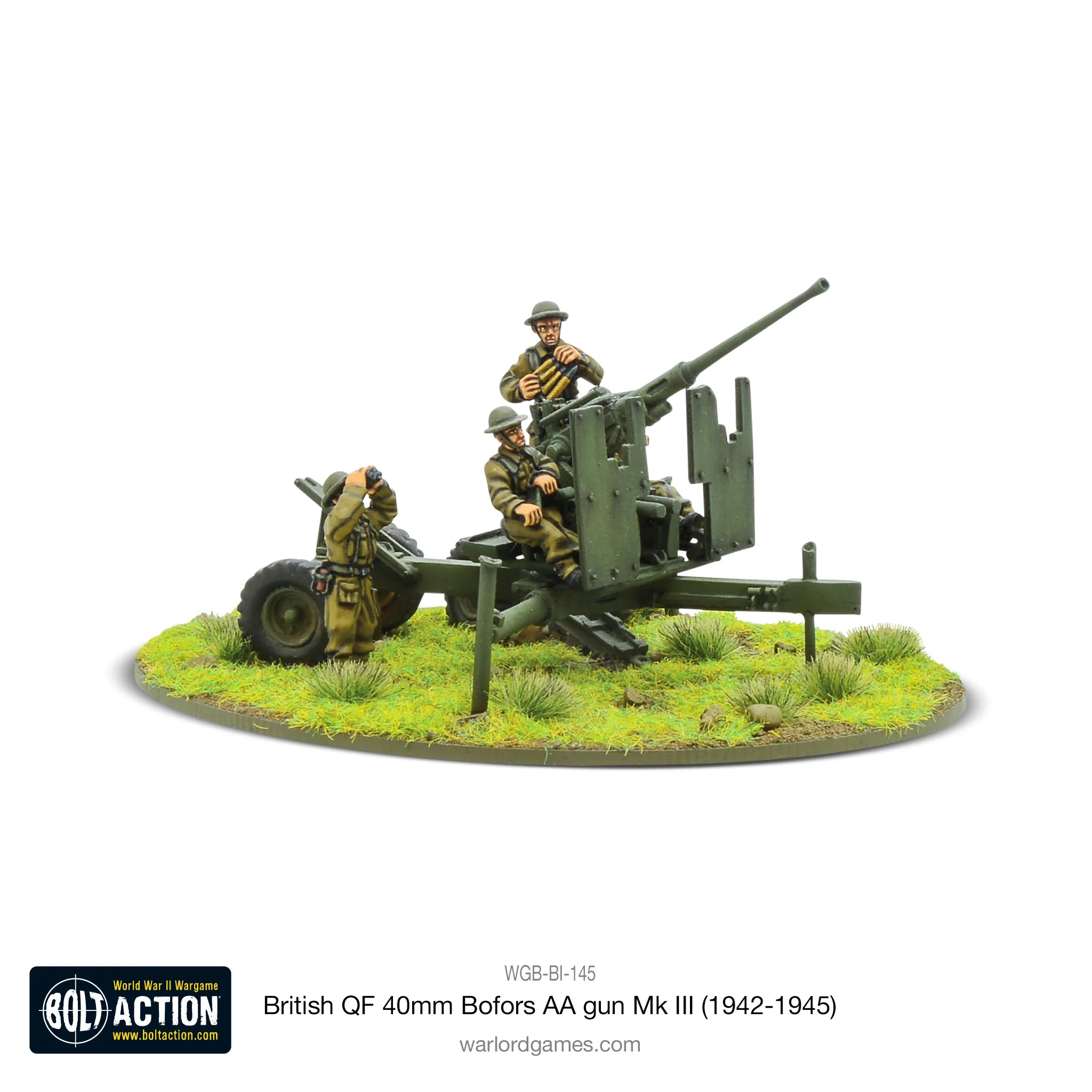 British QF 40mm Bofors AA gun Mk III (1942-1945) (Blister) – The Combat ...