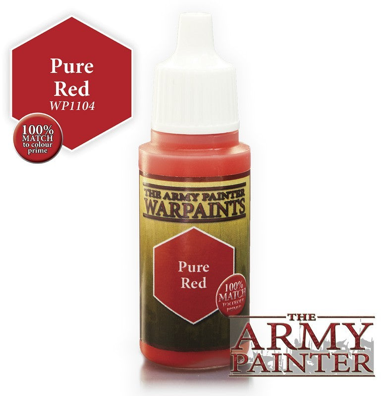 Army Painter Colour Warpaints Pure Red – The Combat Company