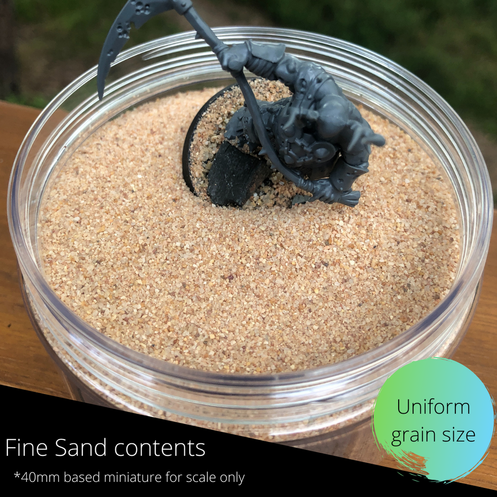Modifx Basing Fine Sand for Miniatures washed dried varying grain sizes ...