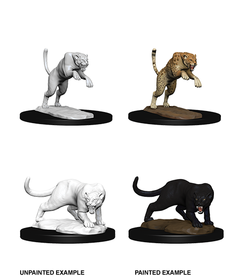 D&D Nolzurs Marvelous Unpainted Miniatures Panther & Leopard 5e – The ...