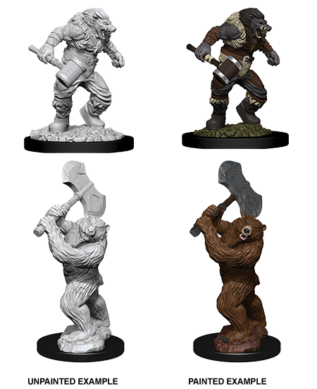 D&D Nolzurs Marvelous Unpainted Miniatures Wereboar & Werebear 5e – The ...